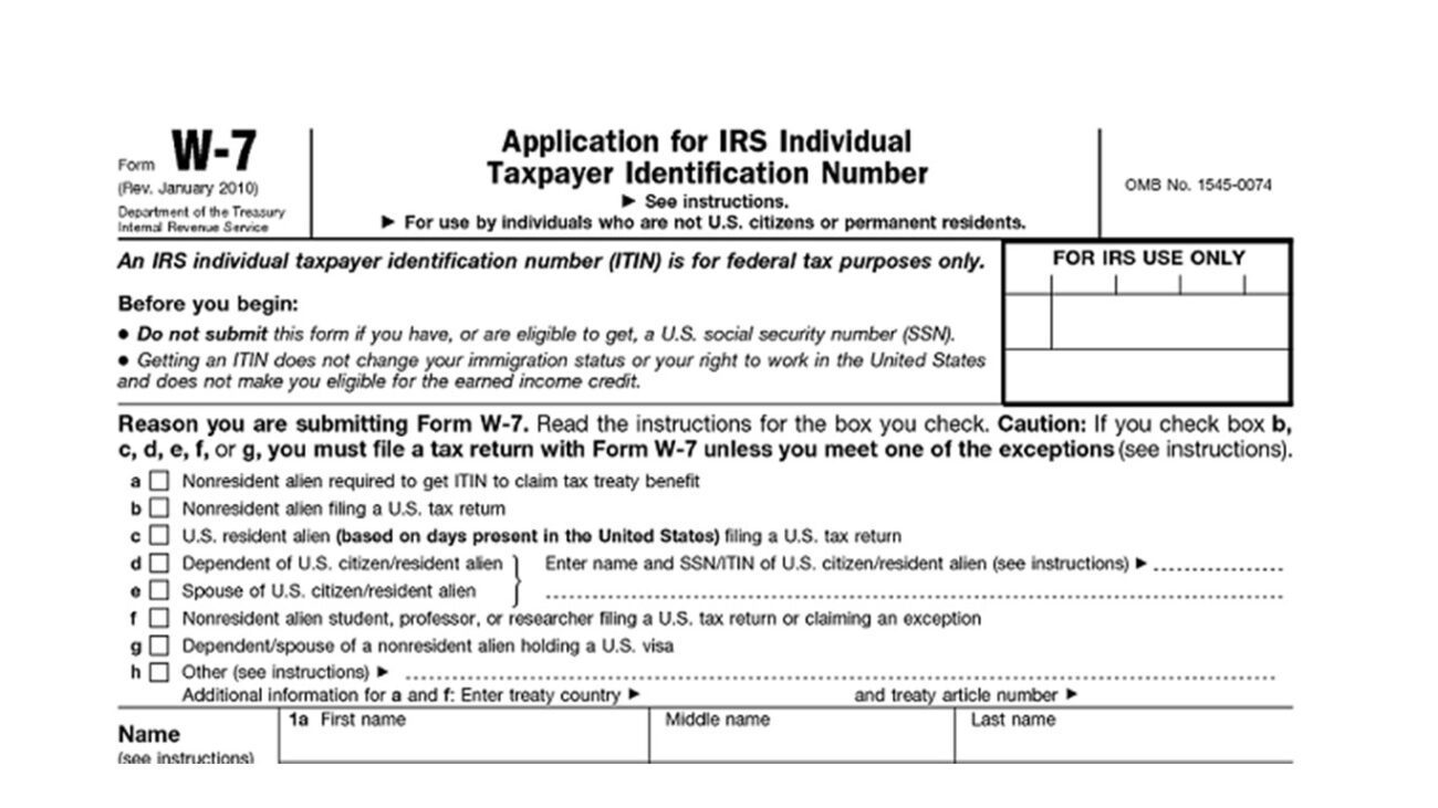 How do I apply for an ITIN? | Meru Accounting