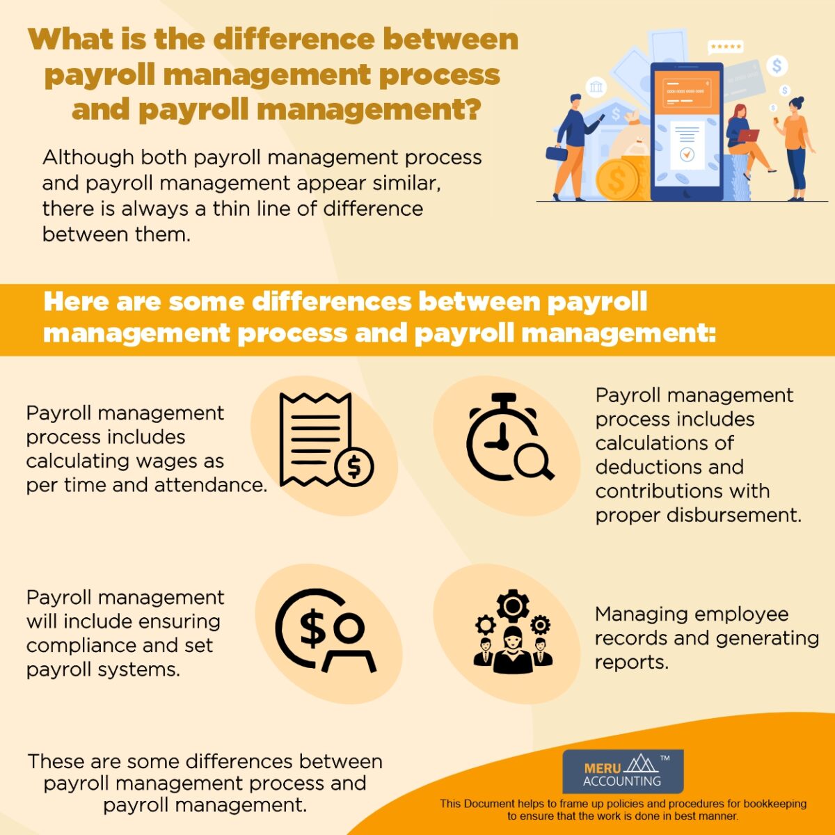 Payroll Management Process vs. Payroll Management